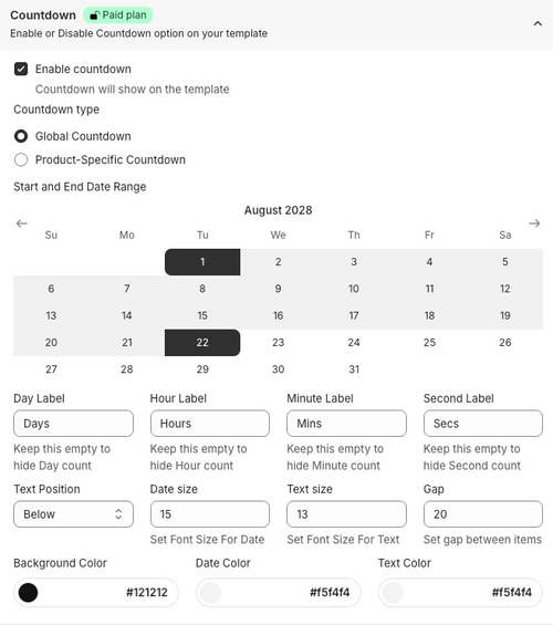 Countdown Timers – EasyBoost Demo Site